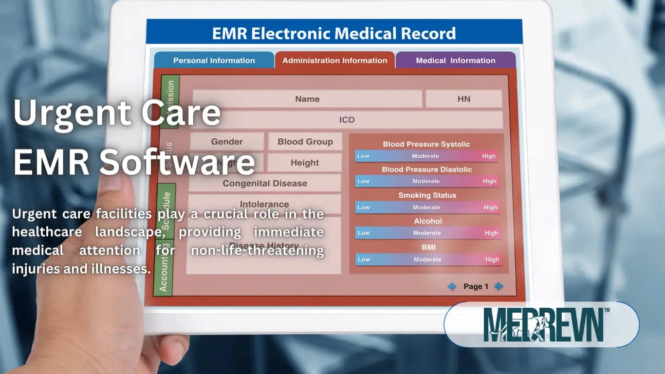 Urgent Care EMR Software by Medrevn: Best Streamlining Healthcare